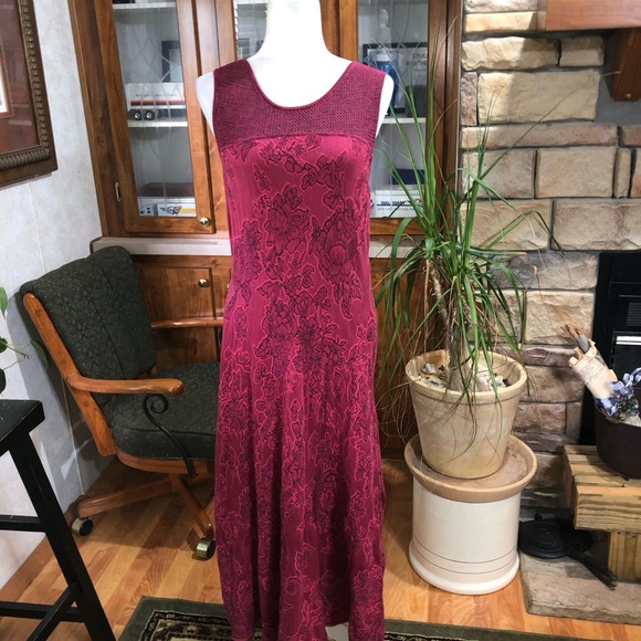 Peruvian Connection | Dresses | Peruvian Connection Red Sheath Maxi ...